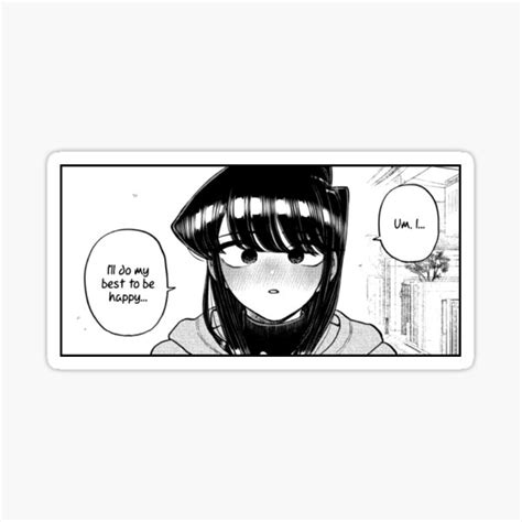 Komi San Manga Japanese Sticker By VWKLAS Redbubble