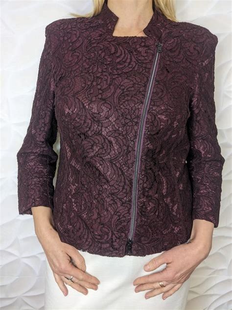 Marc Cain пиджак гипюровый праздничный жакет тренч гипюровый женский