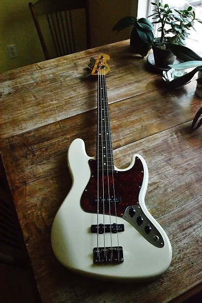 Fender Jazz Bass White 1992 Mim Duncan Designed Vintage Reverb
