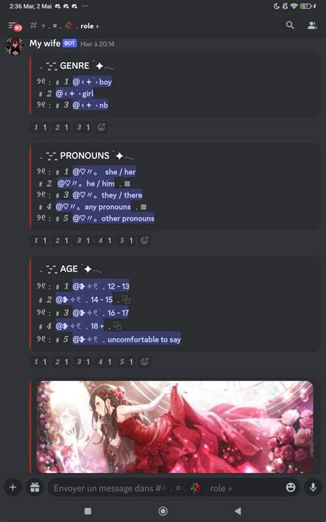 Reaction Roles Discord Server Roles Ideas Discord Server Role Ideas