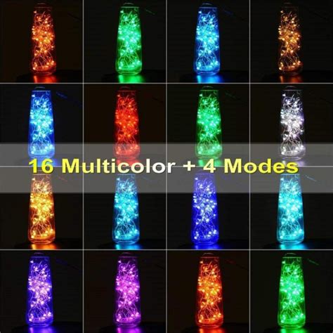 LED String Lights Set Multi Color Changing Fairy Lights USB Plug In Lights Remote Timer
