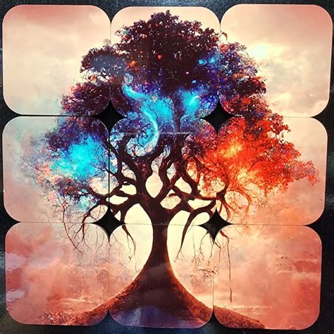 Tree Of Life Mosaic Etsy