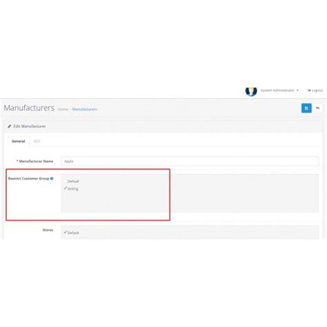 Opencart Restrict Catalog By Customer Group Opencart Module