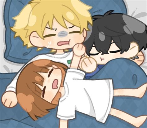 Miri Unasaka Rei Suwa And Kazuki Kurusu Buddy Daddies Sticker In
