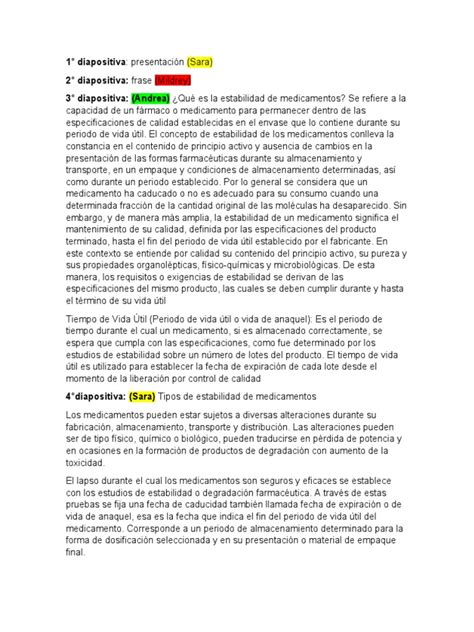 Estabilidad De Medicamentos Magistral Pdf Medicamentos Con Receta