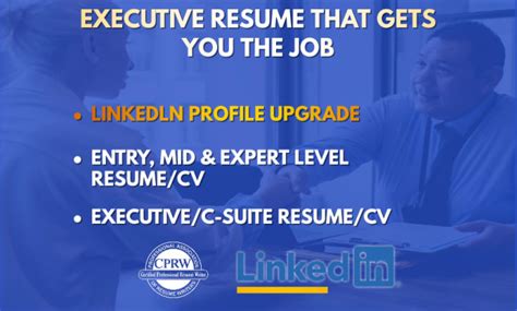 Create Executive Cvs Resumes Professional Bio And Linkedin Profiles