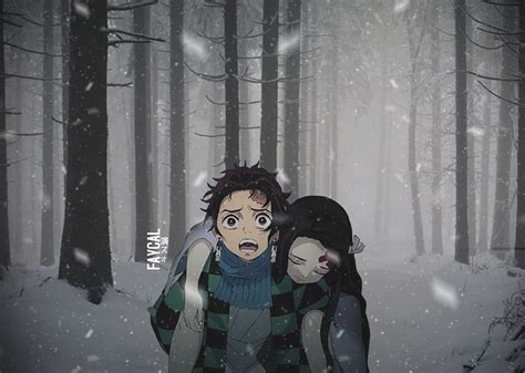 Demon Slayer Tanjiro And Nezuko Anime Art