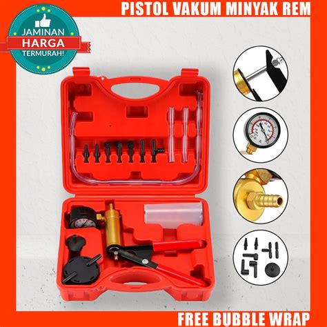 Jual Vakum Pistol Set Kit Alat Pompa Minyak Rem Dan Udara ABS Mobil Vacuum Brake Bleeder