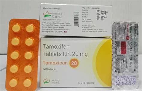Tamoxican Tamoxifen Tablets 20mg At ₹ 100stripe Anti Cancer Drugs