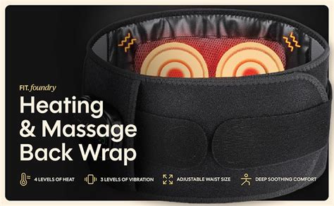 Fit Foundry Heated Back Wrap Electric Heating Pad For
