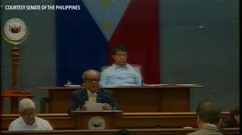 Senate Adopts Resolution Condemning The Showing Of De Limas Alleged