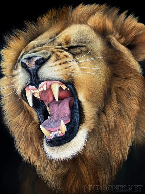 Картина Лев Размеры 60x80 Год 2022 Цена 40000 рублей Художник Чудникова Анастасия Ивановна