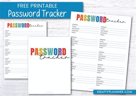 Best Free Printable Password Organizer Pdf Free Printables