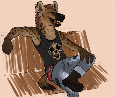 Anthro Hyena By Alexpahomov On Deviantart