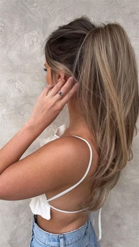 Ponytail Hack 🫶 Get More Volume In The Ponytail Hair Styles