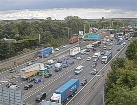 Traffic Chaos At Dartford After Crash On M25 Closes Lanes