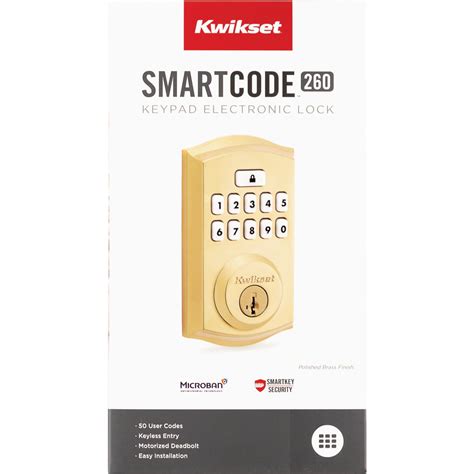 Kwikset Signature Series Traditional Smartcode Brass Electronic