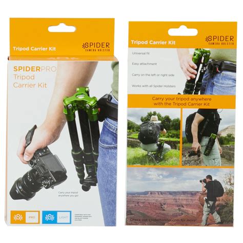 861 Blackwidow Tripod Carrier Kit Holster Tripod Leg Adapter