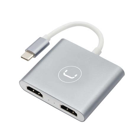 Unno Tekno USB C To Dual HDMI Adapter HB1103SV Promotech