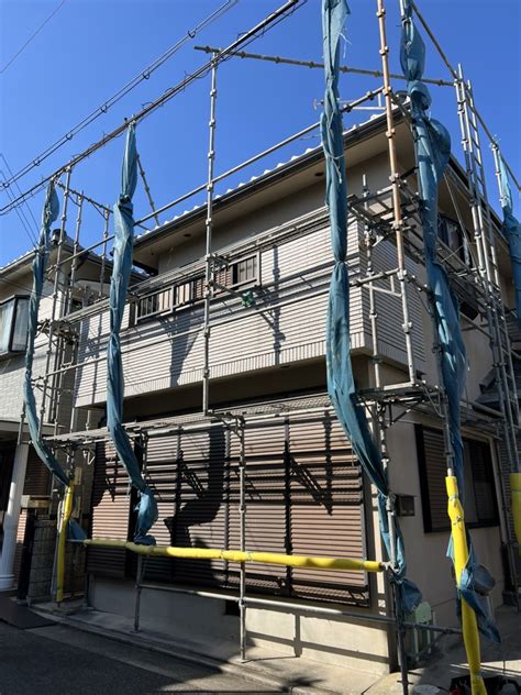 3階建ての足場の費用について｜現場ブログ｜神戸市・明石市で外壁塗装・屋根塗装なら皆様に選ばれているガイソーへお任せ