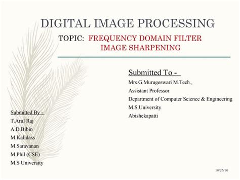 Lecture 16 Kl Transform In Image Processing Pdf