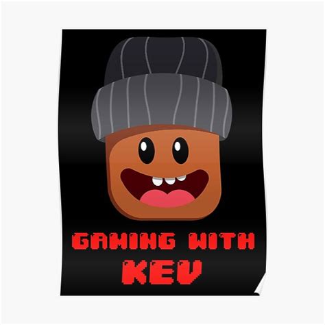 Gamingwithkev Happy Roblox Head Poster For Sale By Moh Khalifa