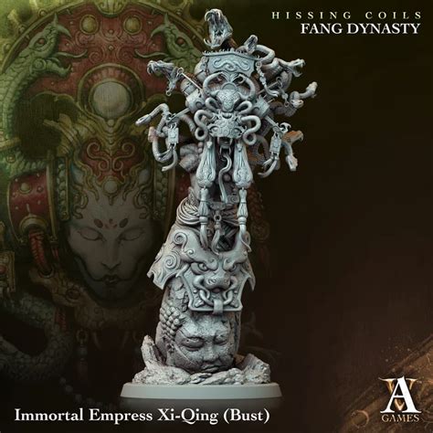 Immortal Empress Xi Qing Bust 3d Print Model Download Free