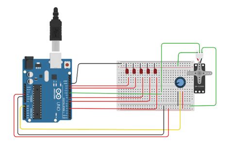 Circuit Design Cửa Tự động 15tclc2 Tinkercad