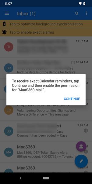 Special Permission Required To Set Exact Alarms