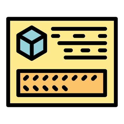 Premium Vector App Code Icon Outline Vector Computer Process Software Work Color Flat