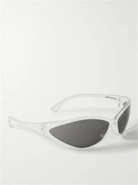 Balenciaga Oval Frame Acetate Sunglasses Balenciaga