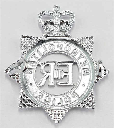 Metropolitan Police Cap Badge Time Militaria