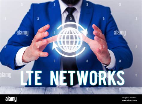 Handwriting Text Lte Networks Conceptual Photo Fastest Network Connection Available For