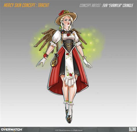 Mercy Tracht Fan Skin Concept By Evanyla On Deviantart