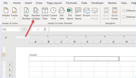 How To Insert Page Number In A Cell In Excel Design Talk