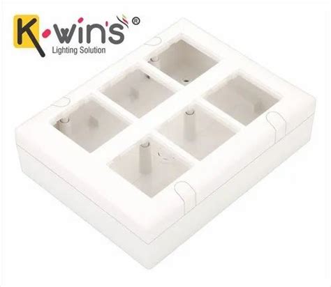 6 Way Modular Surface Gang Box At ₹ 50 40 Piece Gang Box In Rajkot