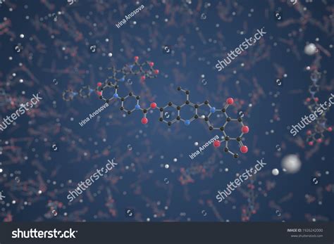 Irinotecan Molecule Ballandstick Molecular Model Chemistry Stock Illustration 1926242000