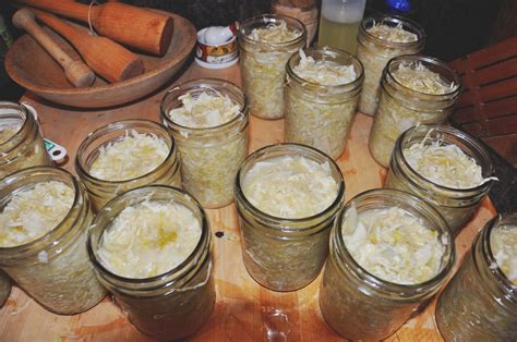 Net Domestic Shows That The Sauerkraut Is Canned And Ready For Winter