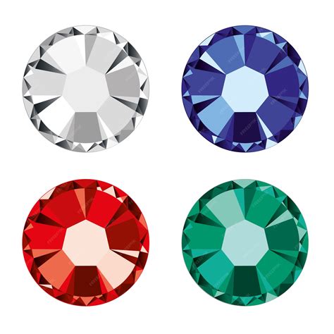 Premium Vector Strass Set