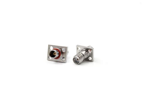 Bma To Sma Rf Connector Stainless Steel Bma Male To Sma Female Flange