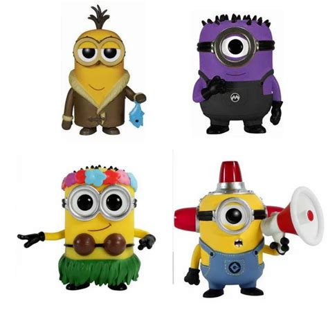 Funko Pop Despicable Me 35 166 Hula Minion 125 Fire Alarmminion 126