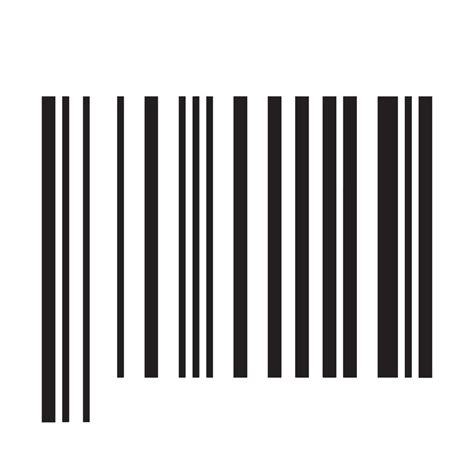 Simple Fake Bar Code Line 11186771 Vector Art At Vecteezy