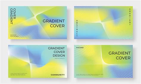 Set Of Template Background Design Vector Collection Of Creative Trendy