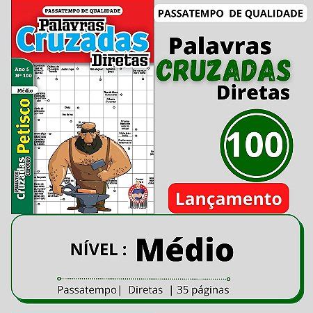 Palavras Cruzadas Diretas Nível Médio Edição nº 100 Mini71 na Web