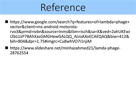 Presentation Of Lambda Phage Vactorpptx
