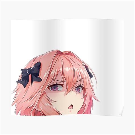 Fate Astolfo Waifu Peeker Poster For Sale By Cocorf Redbubble