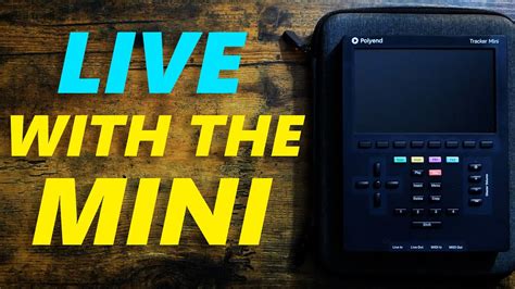 Live With The Polyend Tracker Mini Youtube