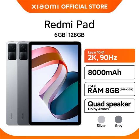 Jual Xiaomi Official Redmi Pad Gb Mediatek Helio G Kamera Mp Layar K Mah