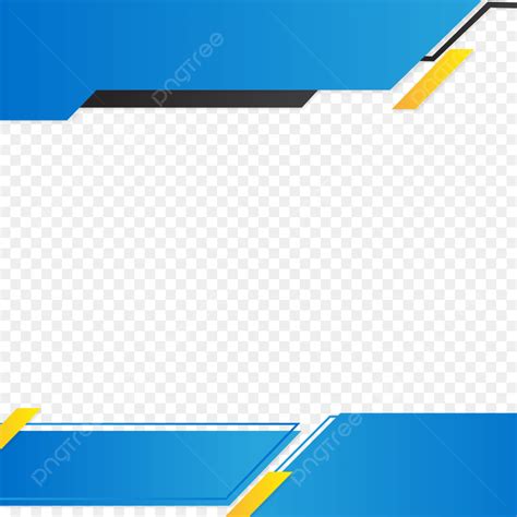 Twibbon Keren Dan Sederhana Dengan Vektor Png Latar Belakang Kuning Dan