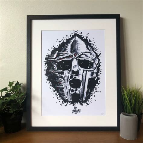 Mf Doom Madvillain Poster Etsy